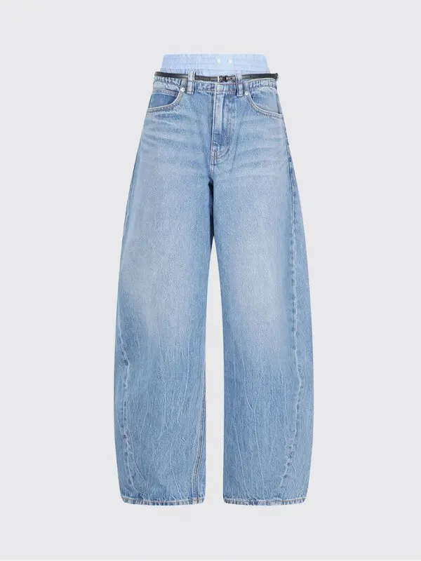 Alexander Wang Baggy Regenerated Denim Jeans