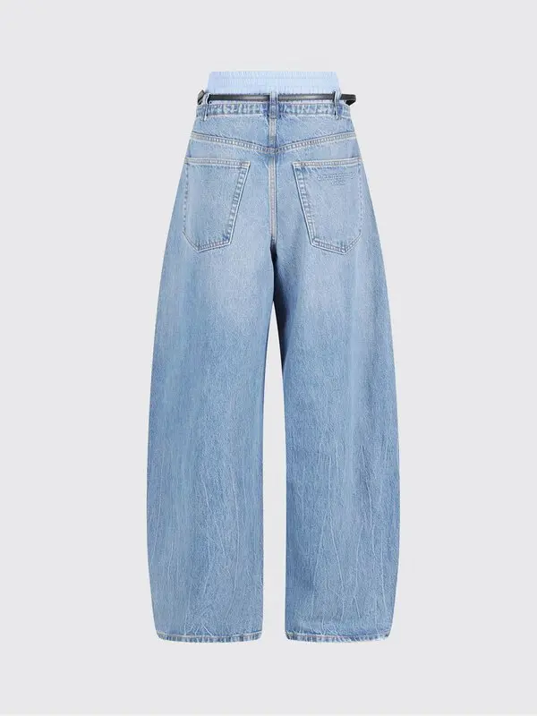 Alexander Wang Baggy Regenerated Denim Jeans