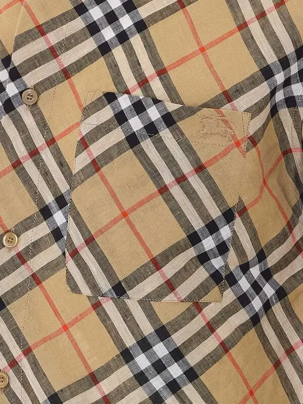 Burberry Check Linen Shirt