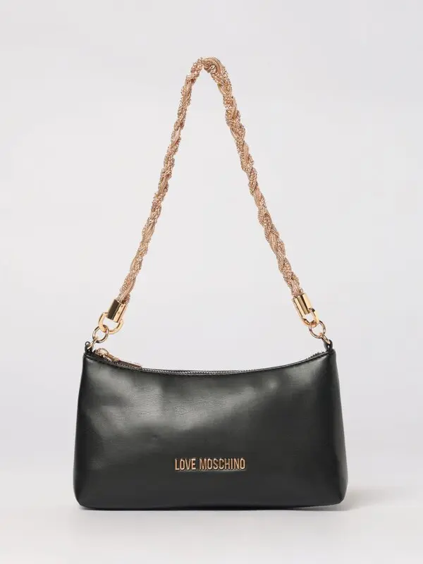 Moschino Faux Leather Bag - Black