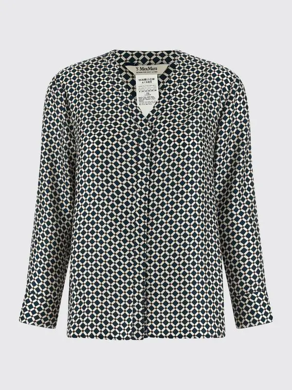Max Mara Printed Georgette Shirt