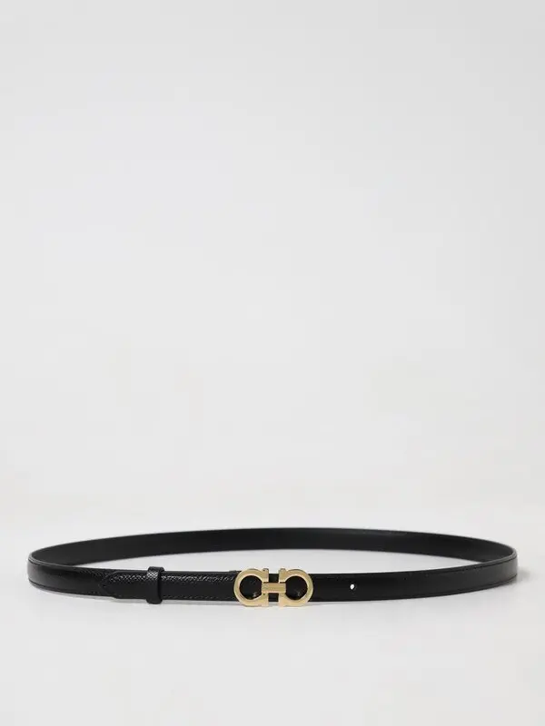 FERRAGAMO Gancini Buckle Belt - Charcoal