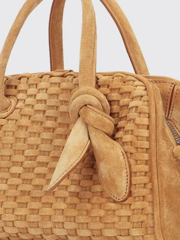 Jacquemus Le Turismo Woven Suede Bag