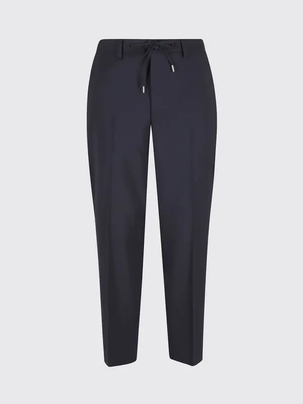 BRIGLIA 1949 Wool Drawstring Trousers - Blue