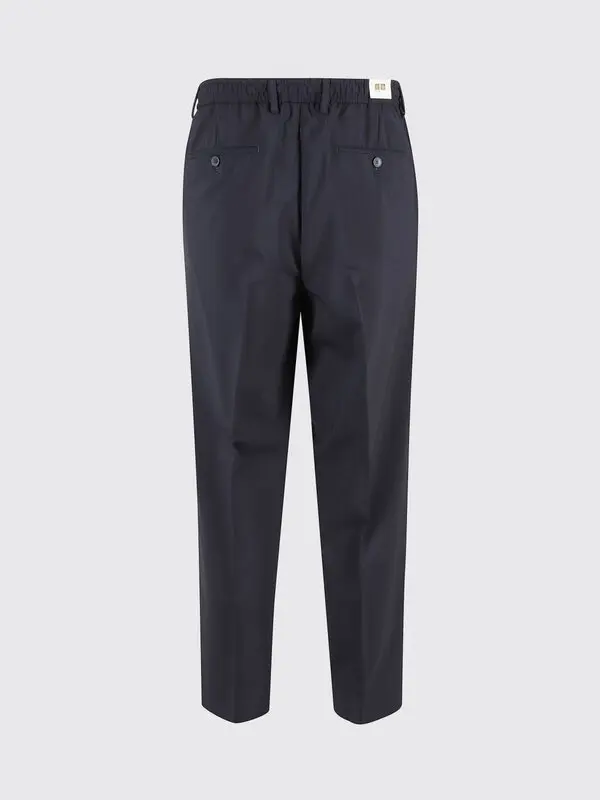 BRIGLIA 1949 Wool Drawstring Trousers - Blue