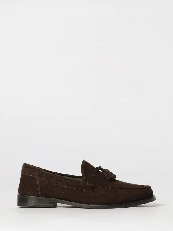 Corneliani Suede Loafers With Tassels