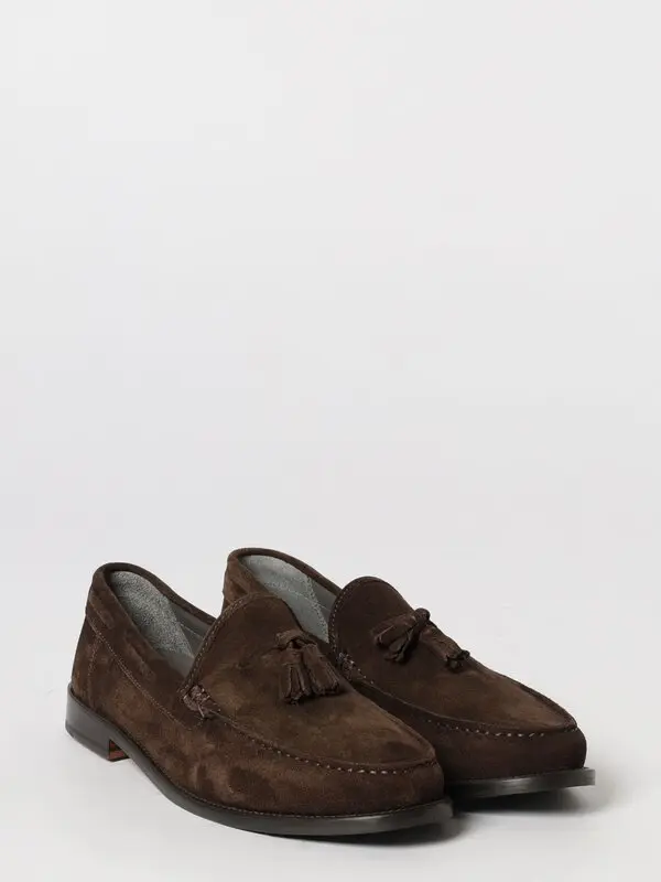 Corneliani Suede Loafers With Tassels