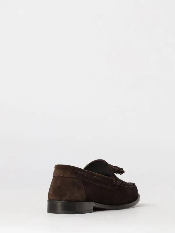 Corneliani Suede Loafers With Tassels