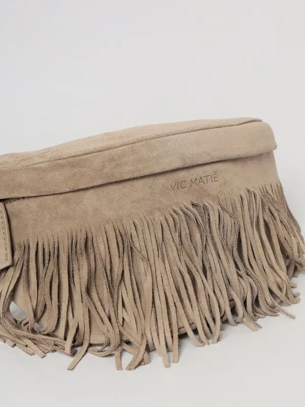 VIC MATIE Suede Bag With Fringes
