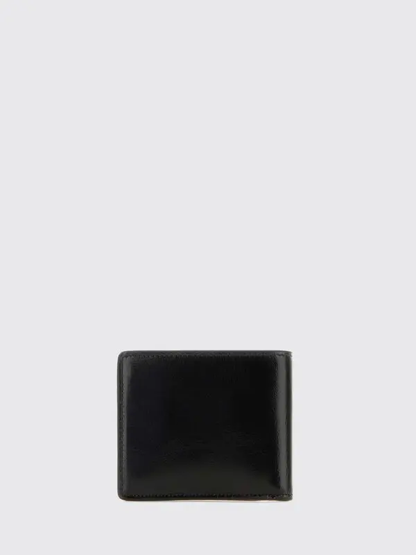 Versace Medusa Plaque Bifold Leather Wallet