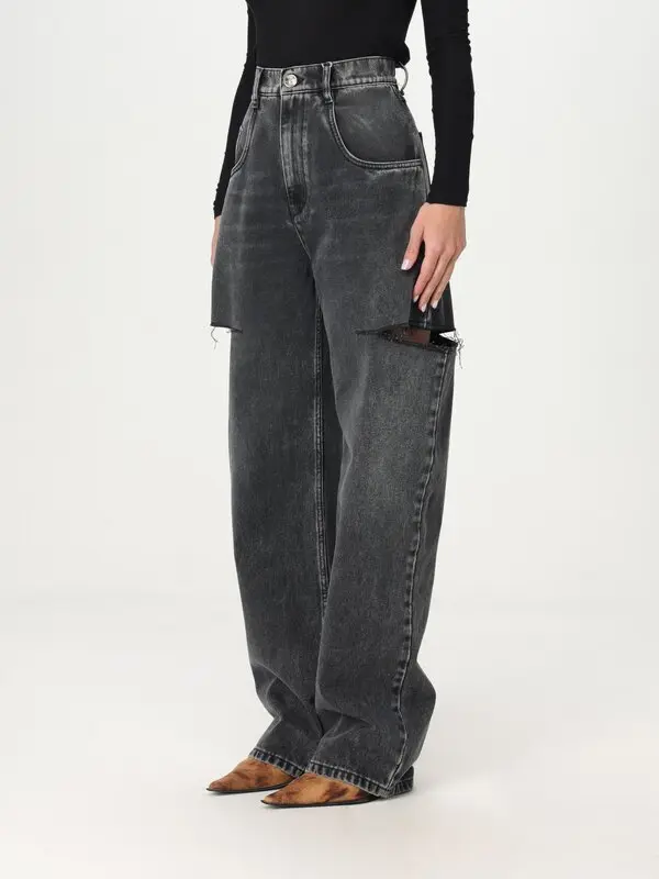 MAISON MARGIELA Wash Wide Leg Jeans