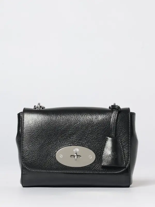 Mulberry Lily Mini Grained Glossy Leather Bag