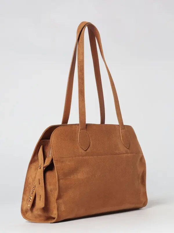 Moschino Faux Suede Bag - Camel