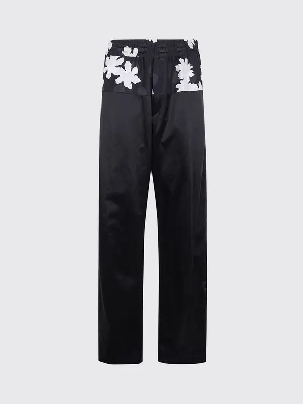 Dries Van Noten Floral Print Palazzo Trousers