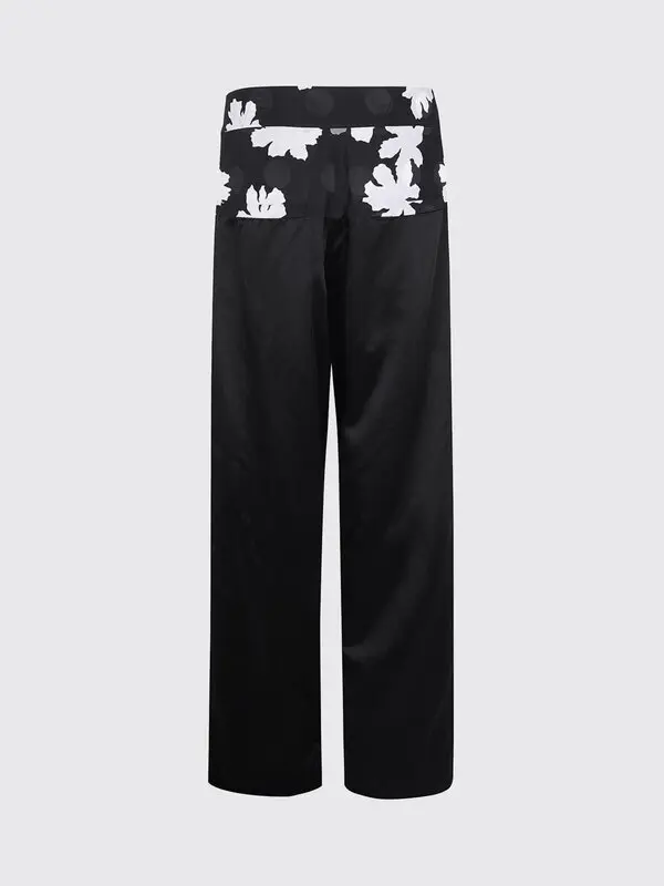 Dries Van Noten Floral Print Palazzo Trousers