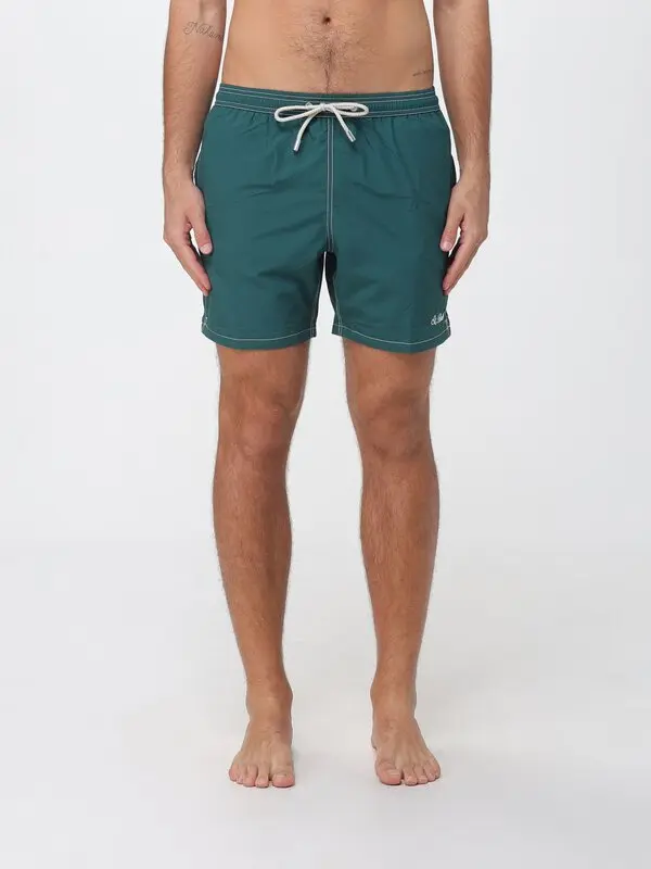 MC2 SAINT BARTH Checked Nylon Swim Shorts - Green