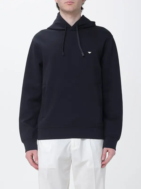 Emporio Armani Cotton Hooded Sweatshirt
