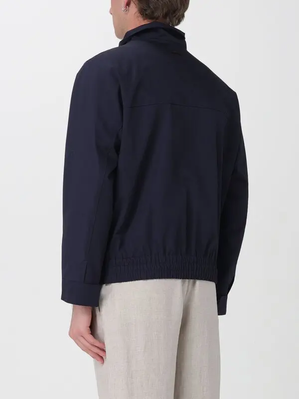 LARDINI Cotton Drill Windbreaker Jacket