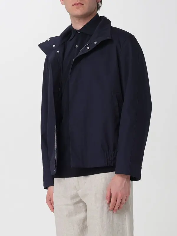 LARDINI Cotton Drill Windbreaker Jacket