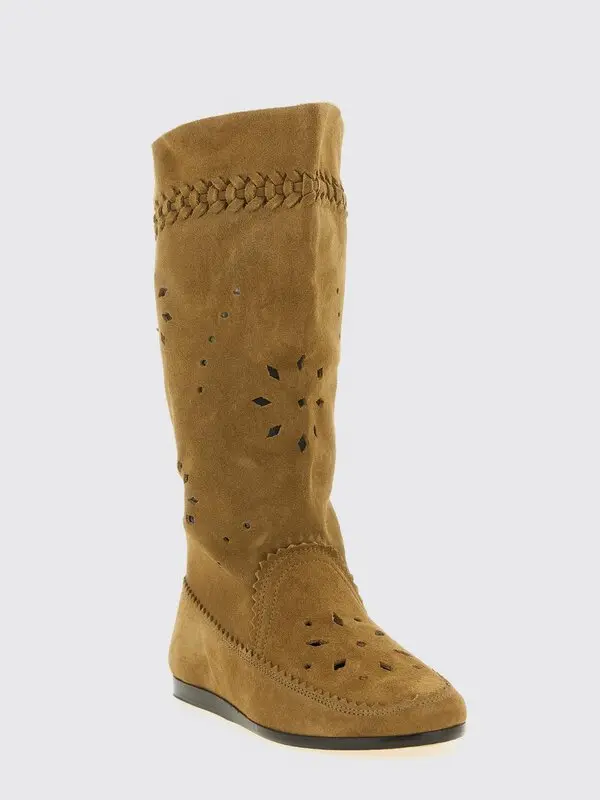 Isabel Marant Étoile Welky Perforated Suede Boots