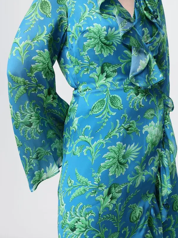 Etro Printed Silk Dress