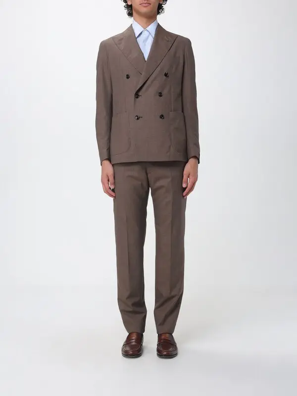 Tagliatore Double-breasted Virgin Wool Suit