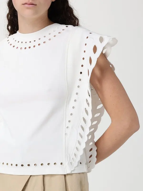 Isabel Marant Étoile Cotton Top - Beige