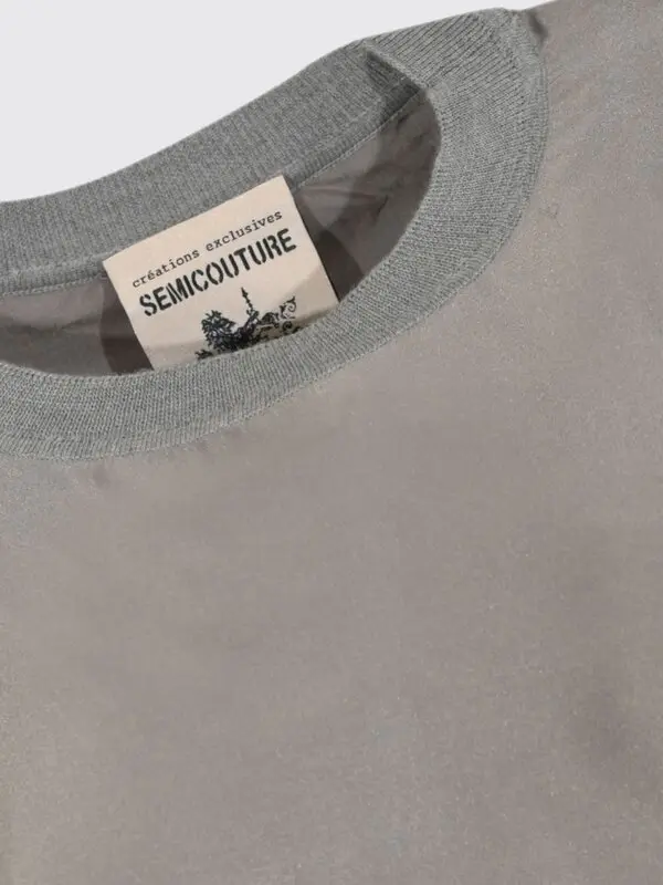 SEMICOUTURE Silk T-shirt