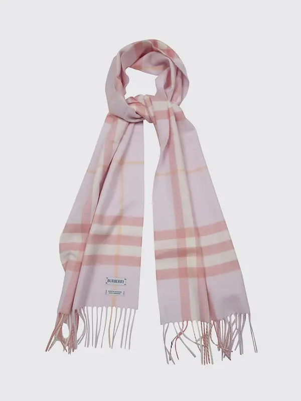 Burberry Check Print Cashmere Scarf