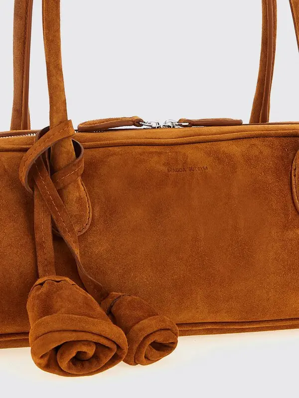 Magda Butrym Brigitte Trapeze Suede Leather Bag