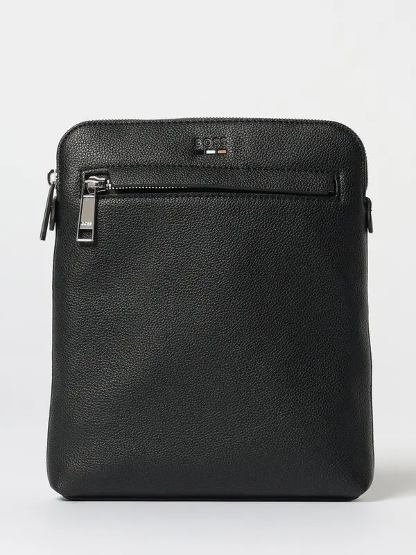 BOSS Grained Faux Leather Bag