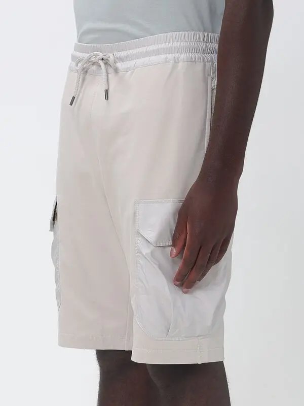 PARAJUMPERS Cotton Blend Cargo Shorts - Grey