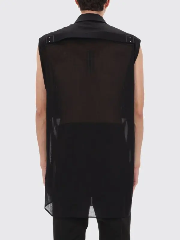 Rick Owens Sleeveless Cotton Shirt