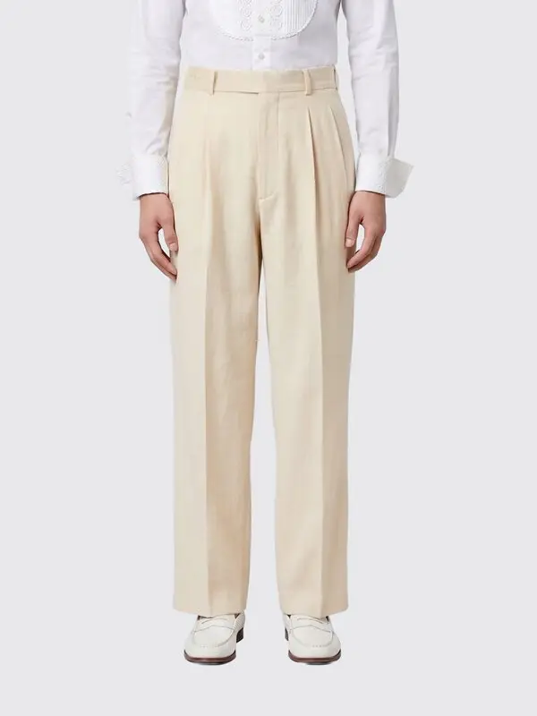 BODE Linen Blend Tailored Trousers