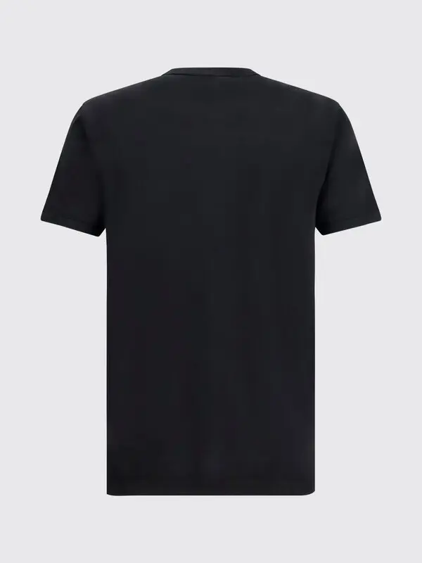 Dolce & Gabbana Tone-on-tone Logo Cotton T-shirt - Black