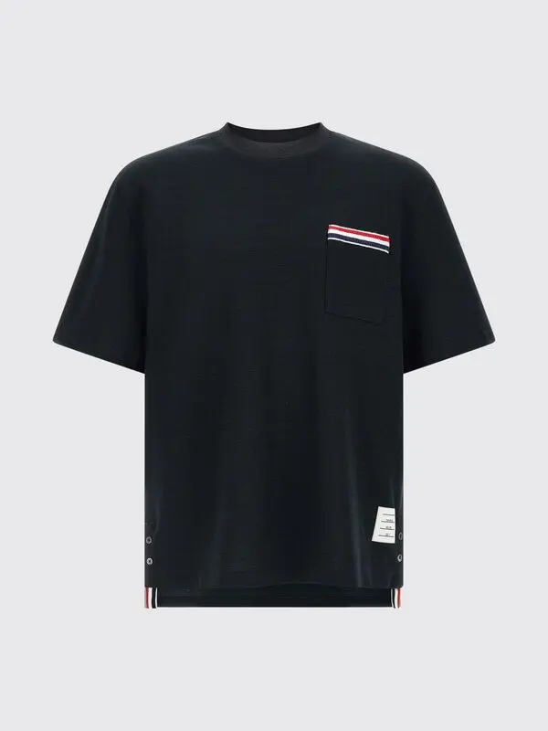 Thom Browne Cotton Blend T-shirt - Blue