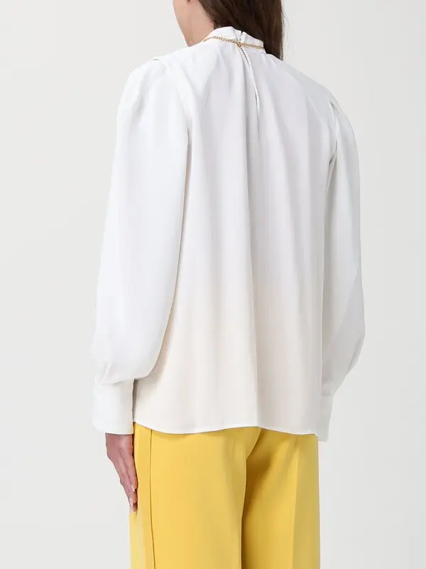 Elisabetta Franchi Georgette Blouse - Ivory