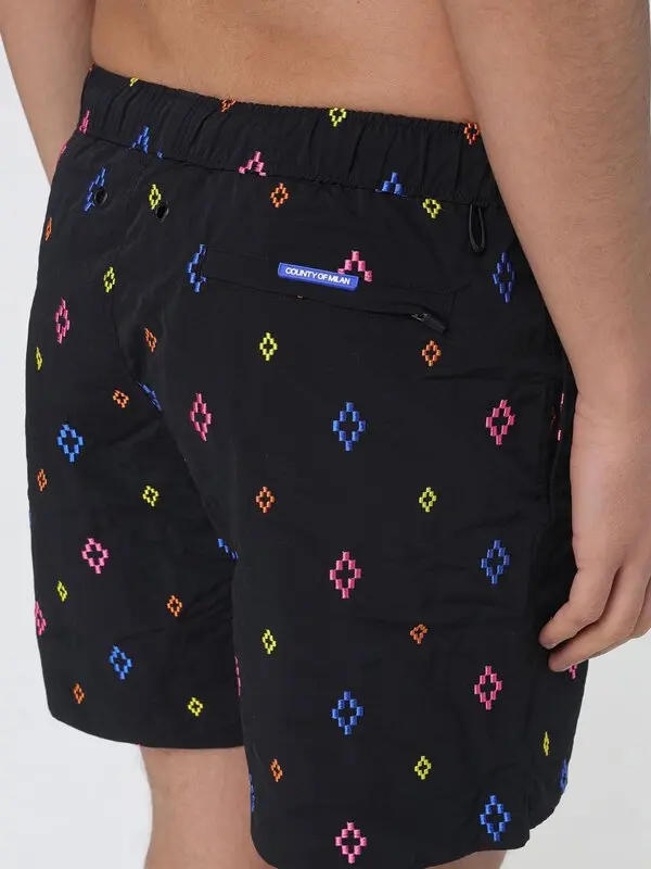 COUNTY OF MILAN Nylon Boxer Swim Trunks