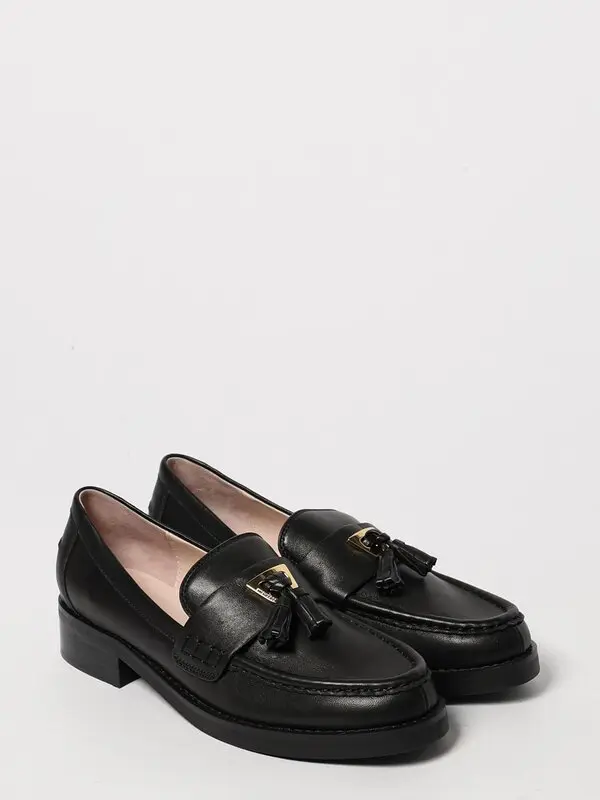 COCCINELLE Loafers With Tassel Detail - Black