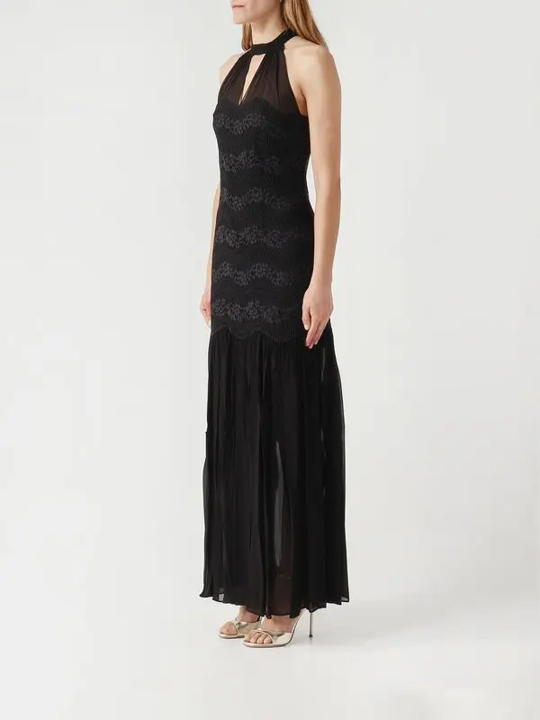 TWINSET Macramé Dress - Black