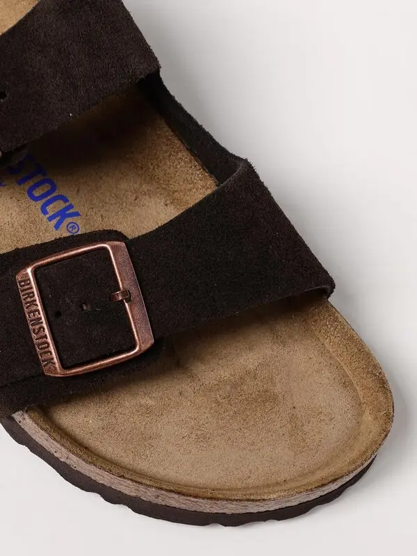 BIRKENSTOCK Arizona Suede Sandals - Black