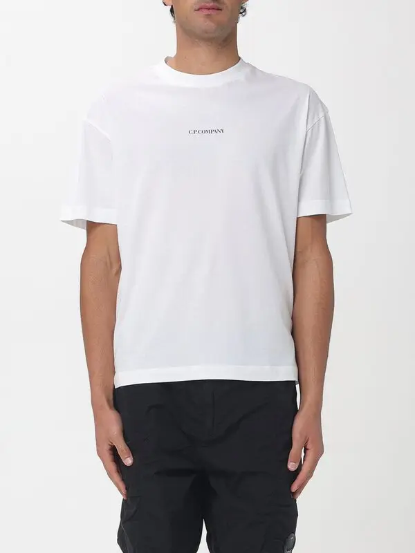 C.P. COMPANY Cotton T-shirt With Logo - White
