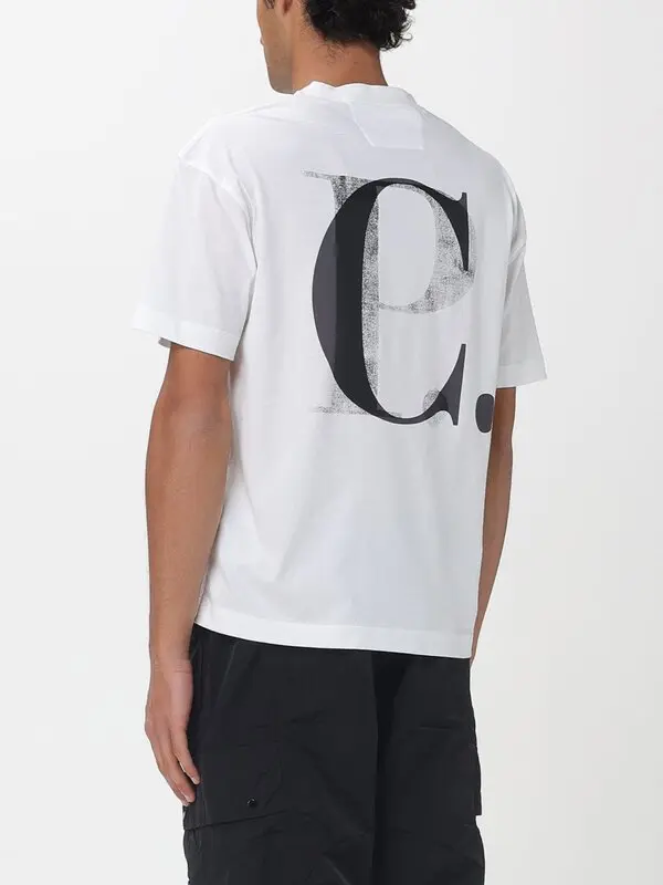 C.P. COMPANY Cotton T-shirt With Logo - White