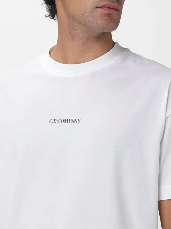 C.P. COMPANY Cotton T-shirt With Logo - White