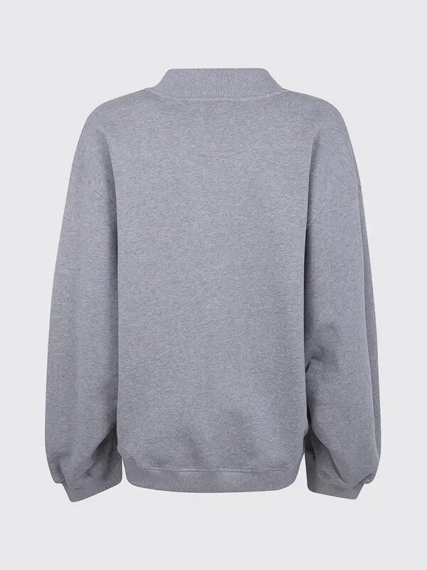 Attico Logo Embroidered V-neck Sweatshirt