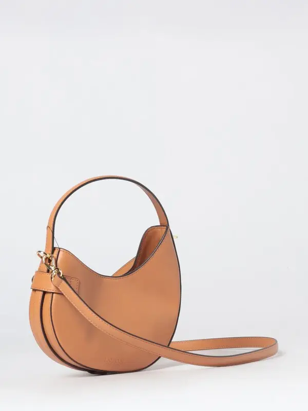 Ralph Lauren Smooth Calf Leather Shoulder Bag - Brown