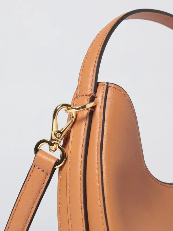 Ralph Lauren Smooth Calf Leather Shoulder Bag - Brown