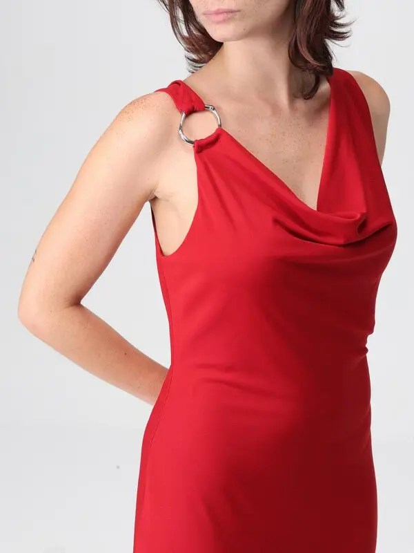 Ralph Lauren Cowl Neck Maxi Dress - Red