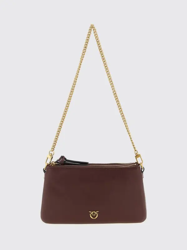 Pinko Mini Double Bag Leather Bag