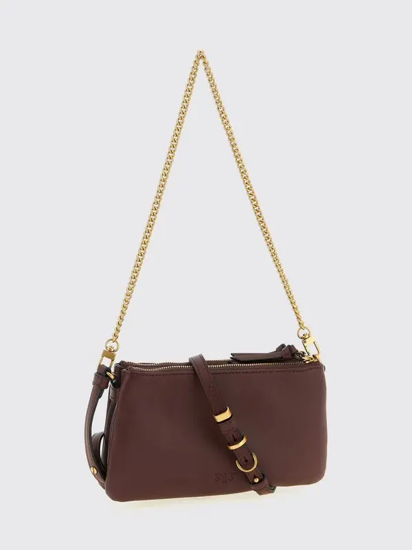 Pinko Mini Double Bag Leather Bag